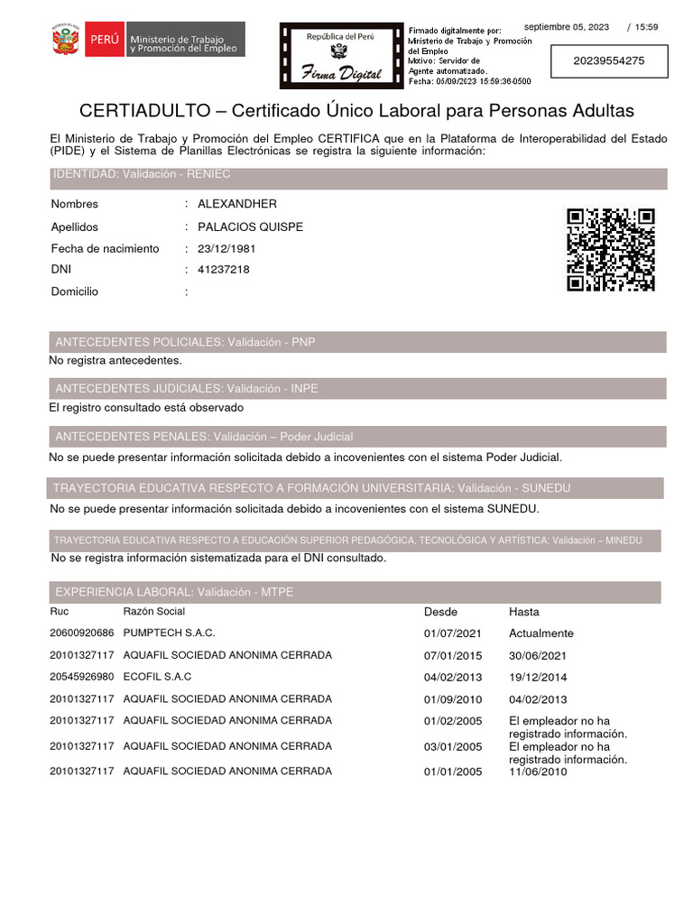 CUL Null | PDF | Documento de identidad | Gobierno