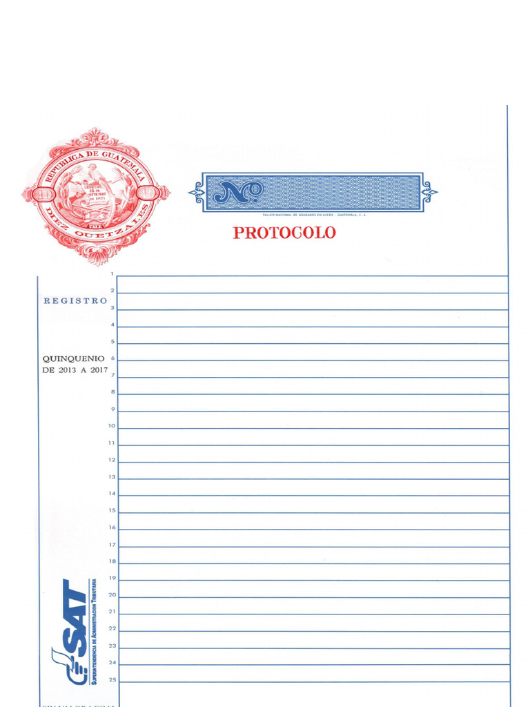 Formato de Hoja Protocolo Con Margenes | PDF