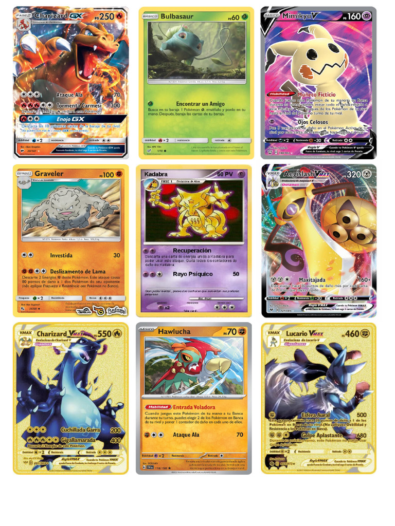 Cartas Pokemon | PDF