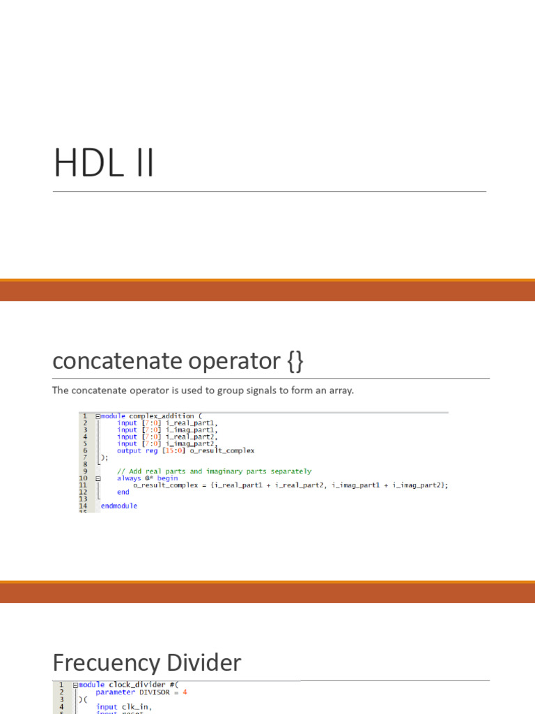 HDL II-3 | PDF | Hardware Description Language | Computer Engineering HDL II-3 | PDF | Hardware Description Language | Computer Engineering