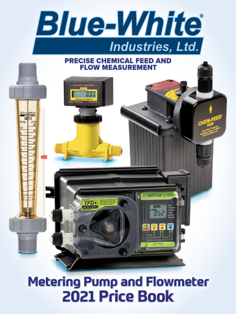 BLUE-WHITE Lista de Precios 2021 | PDF | Flow Measurement | Pipe (Fluid Conveyance)