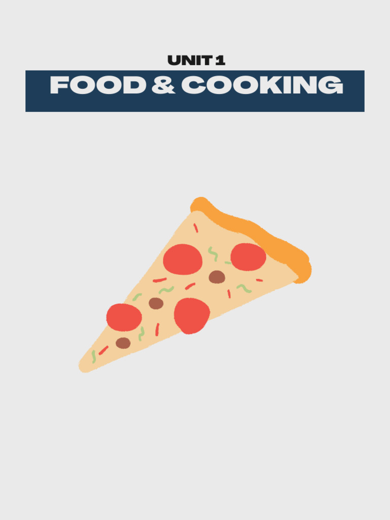 B1 - Cycle 1 - Unit 1 - Food & Cooking | PDF | Idiom | Cooking