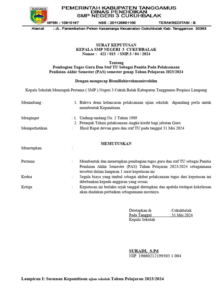 SK PAS Smt.2 2024 | PDF