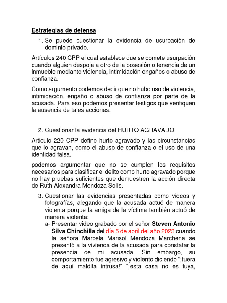 Estrategias de defensa | PDF | Agresión