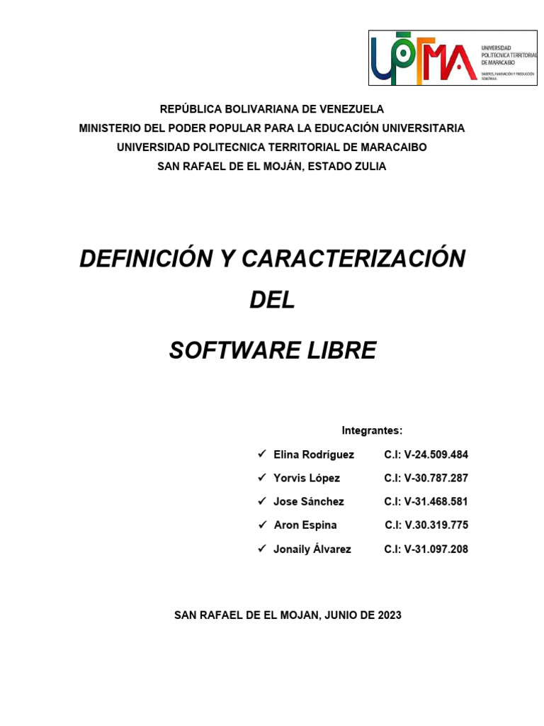 Software Libre | PDF | Software libre | Ñu