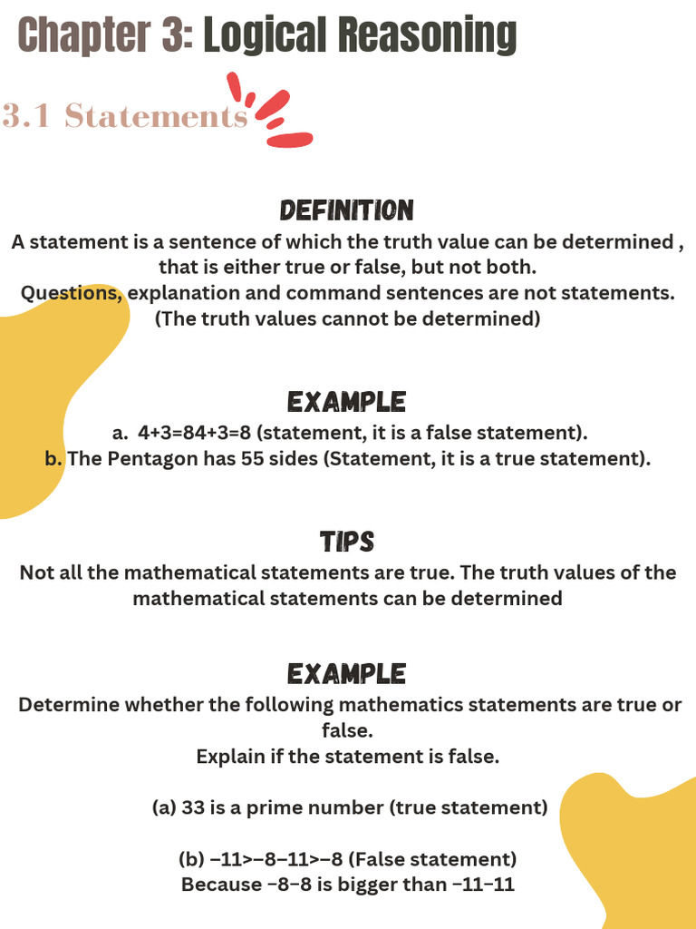 Understanding Logical Statements | PDF
