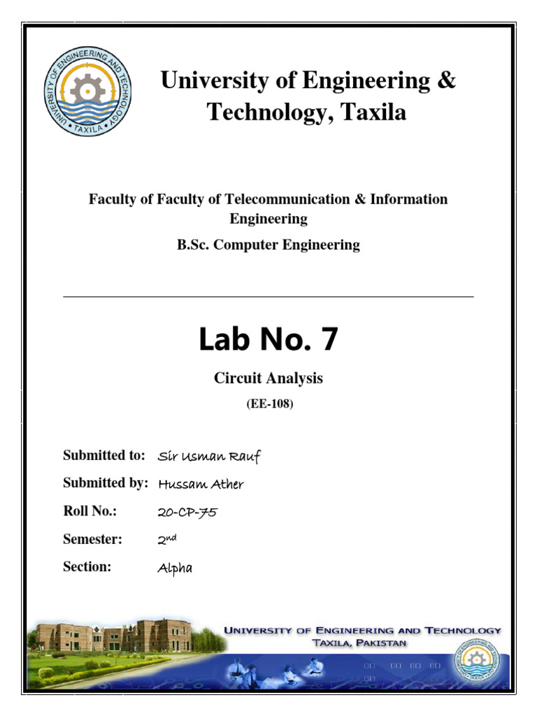 Lab No. 7 | PDF