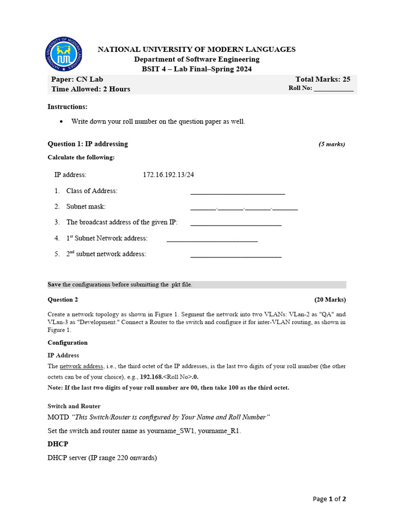 Cn Lab Final Bsit Pdf Computers 
