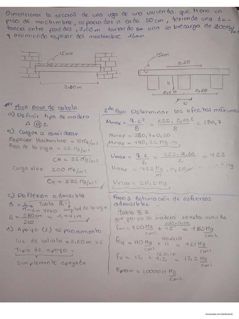 Ejercicio de Maderas | PDF