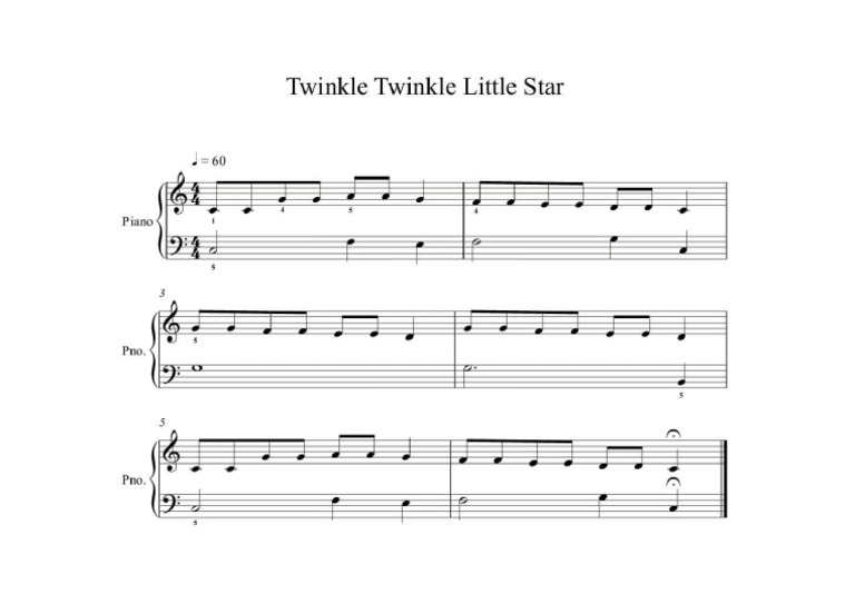 Twinkle Twinkle Little Star | PDF