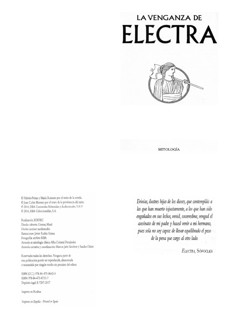 La Venganza de Electra | PDF