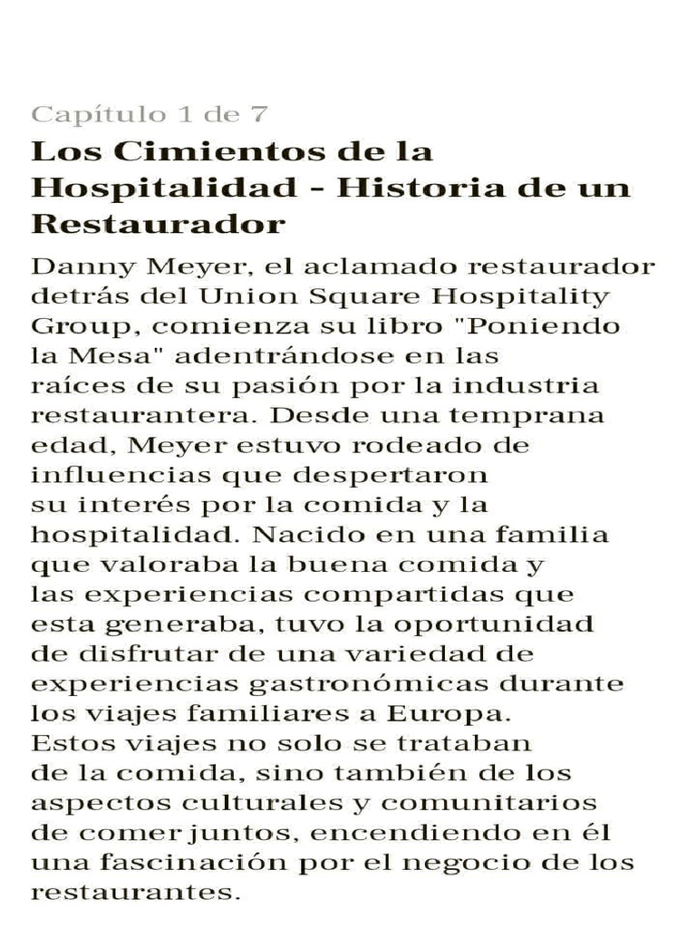 Poniendo La Mesa | PDF