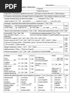 ICU Assessment Form | PDF | Intensive Care Medicine | Health Care