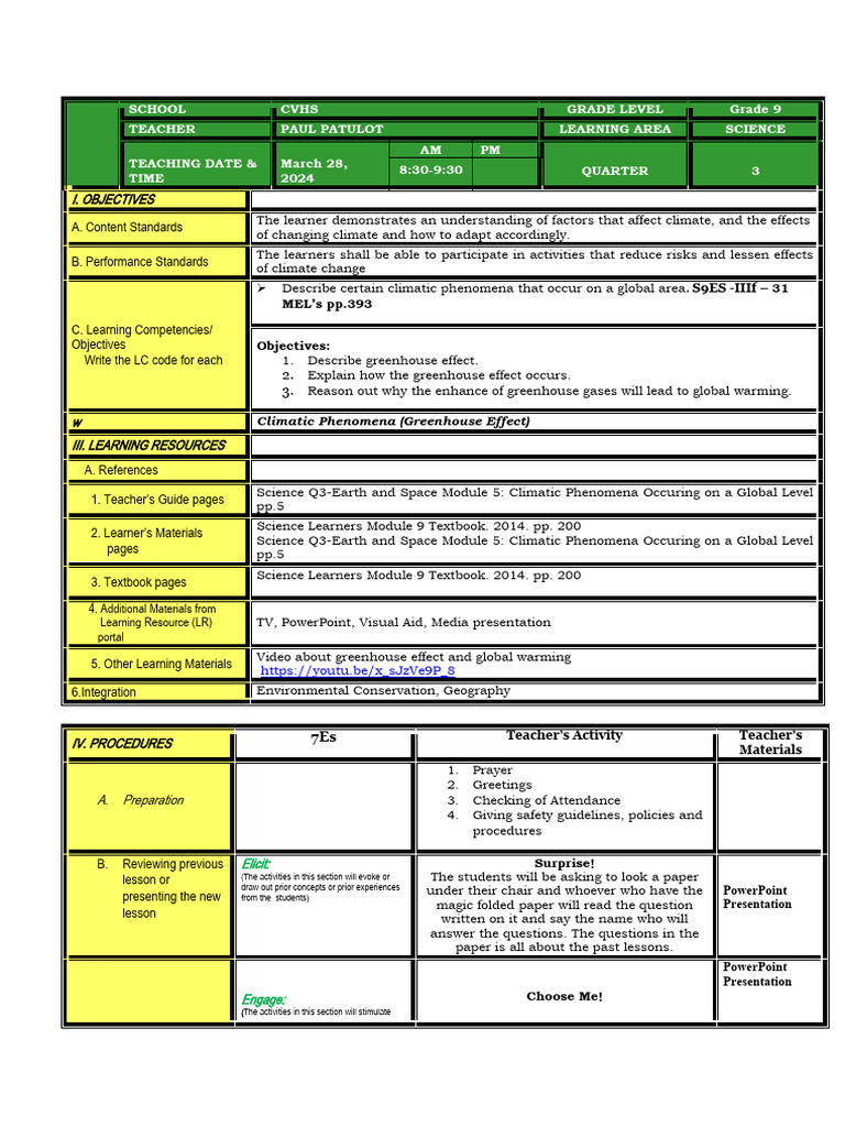 Climate Greenhouse Effect Pdf Greenhouse Effect Climate Change