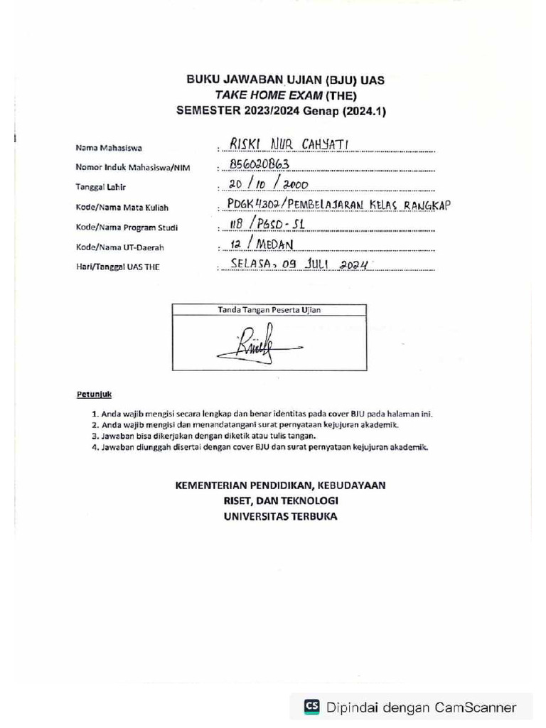 THE Pembelajaran Kelas Rangkap Sem 8 Riski Nur Cahyati - Compressed (1 ...