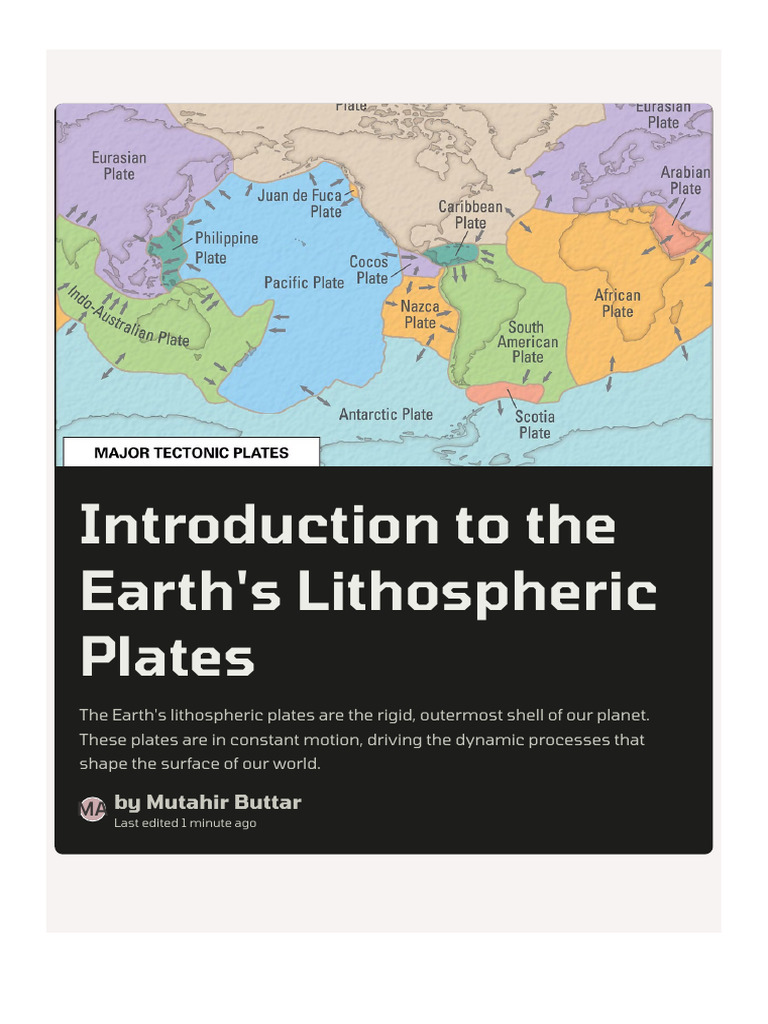 GEOG 101 PPT Mutahir Buttar | PDF | Plate Tectonics | Structural Geology