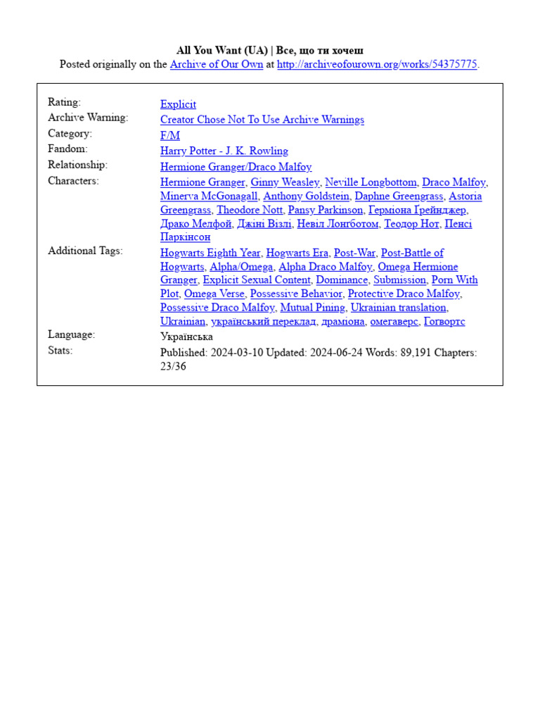 All You Want UA Vsie | PDF