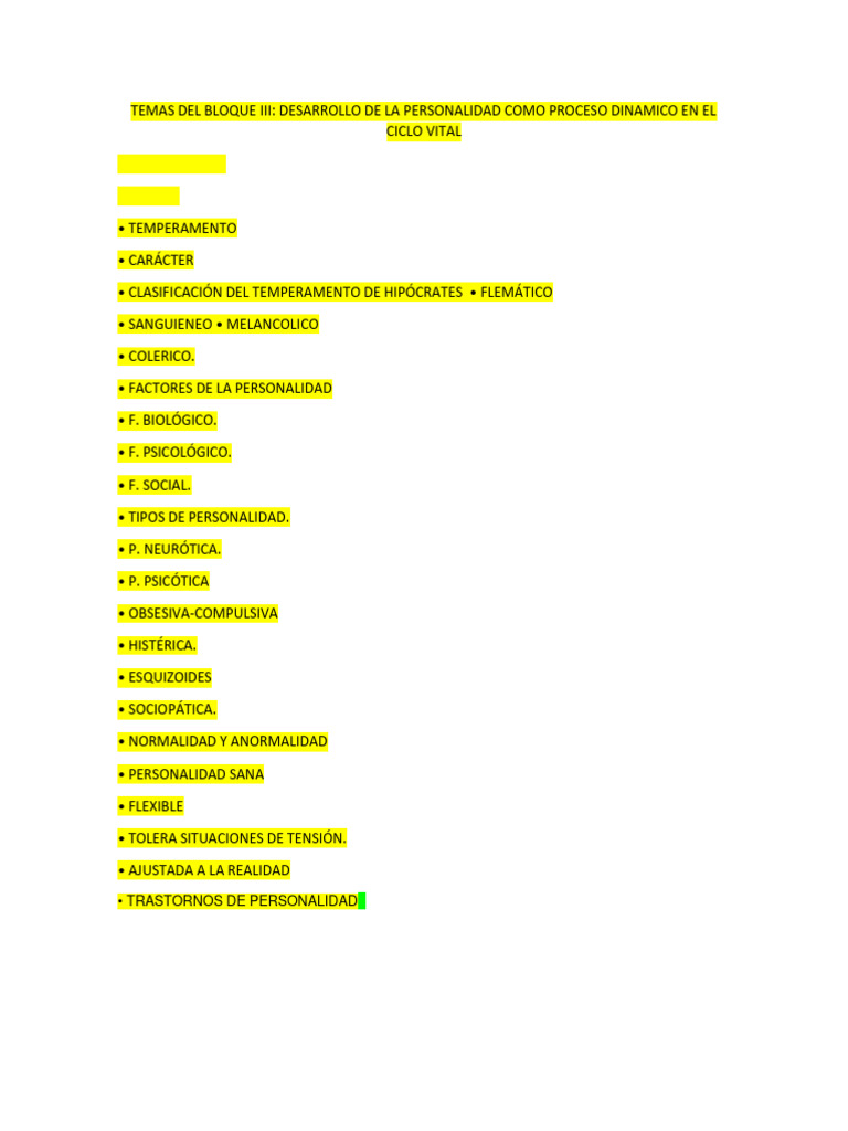 Temas Del Bloque Iii | PDF