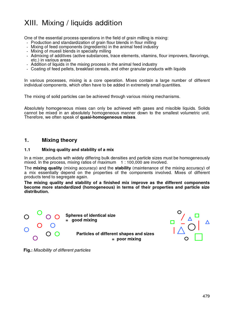 13 Mischen Flüssigkeitsbeigabe en NEW | PDF | Mixture | Coefficient Of ...