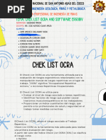 Metodo OCRA | PDF | Frecuencia | Anatomía