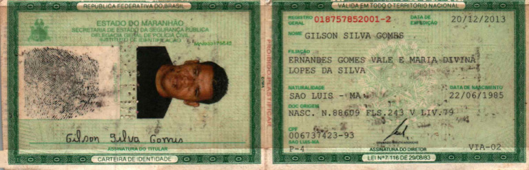 Gilson Silva Gomes - Original | PDF