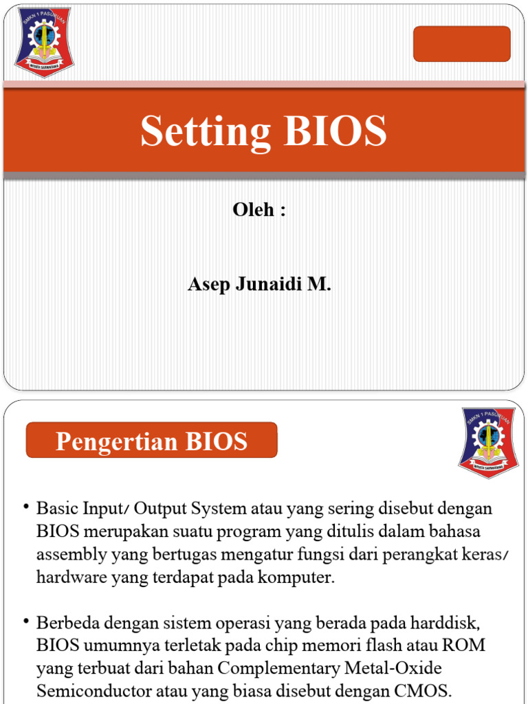 Setting BIOS | PDF | Komputer