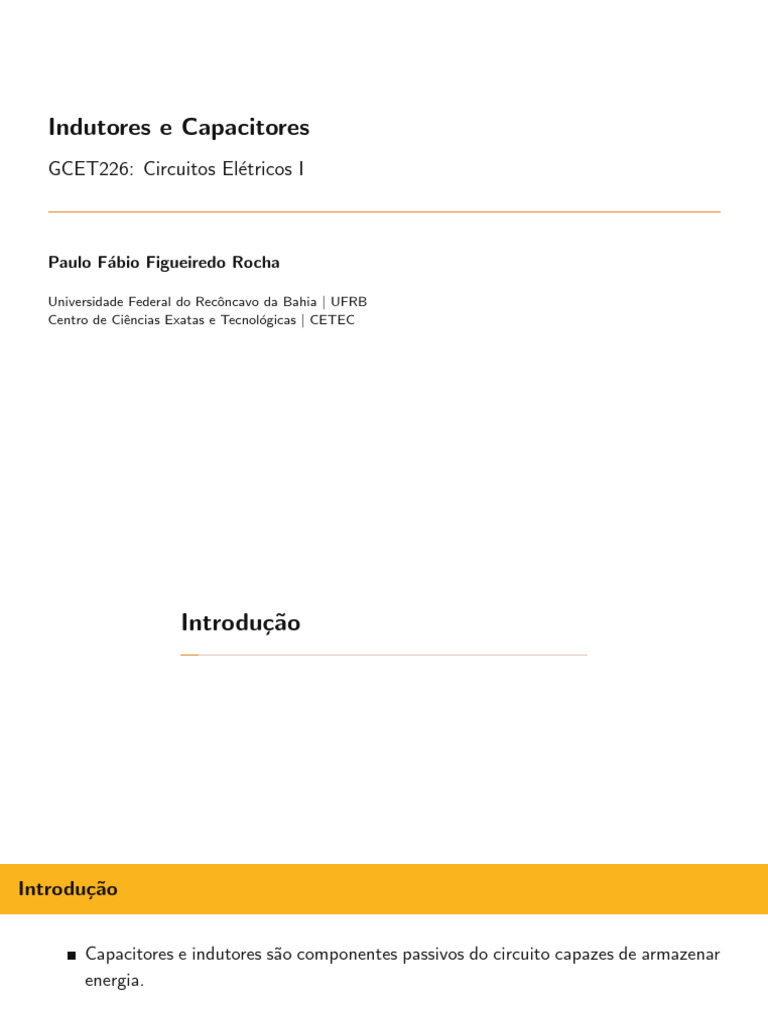 Cap05 GCET226 | PDF | Indutor | Capacitor