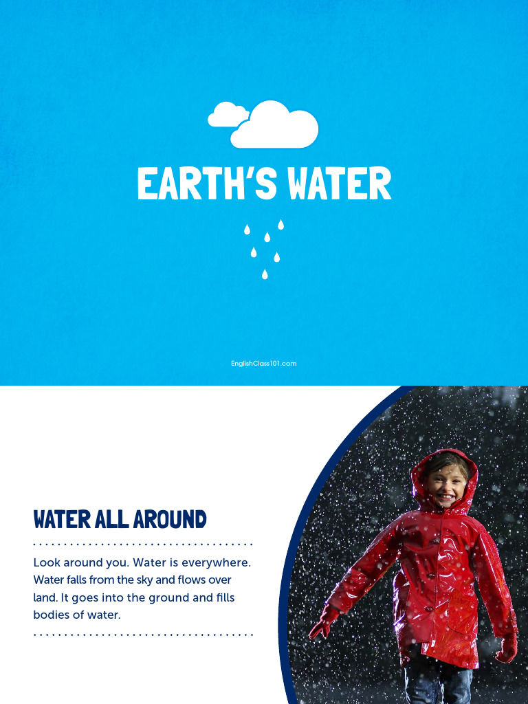 Eng Int 1 Earths Water | PDF | Water | Ice