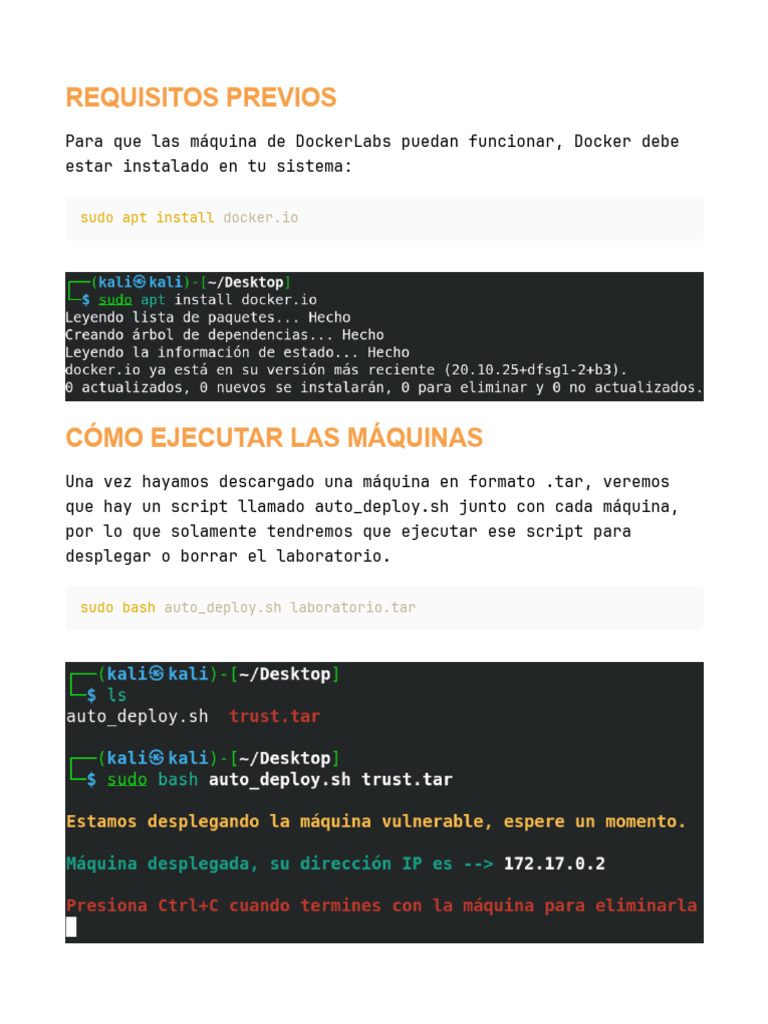 Requisitos Previos: Docker - Io | PDF
