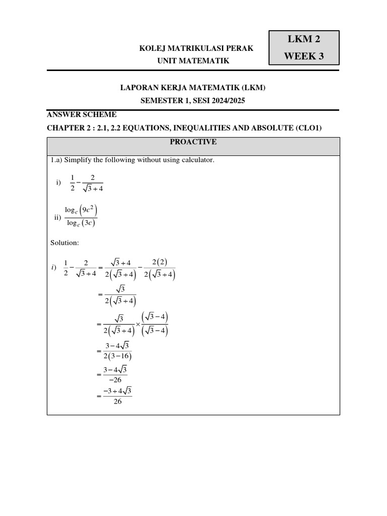 Skema Lkm2 Topik2 Sm015 20242025 | PDF