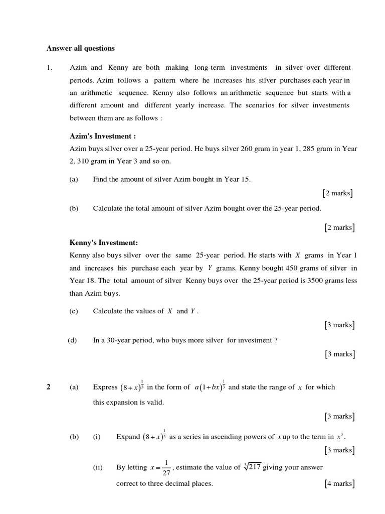 2025 SM015 Tugasan 1 Soalan Set - C | PDF | Matrix (Mathematics ...