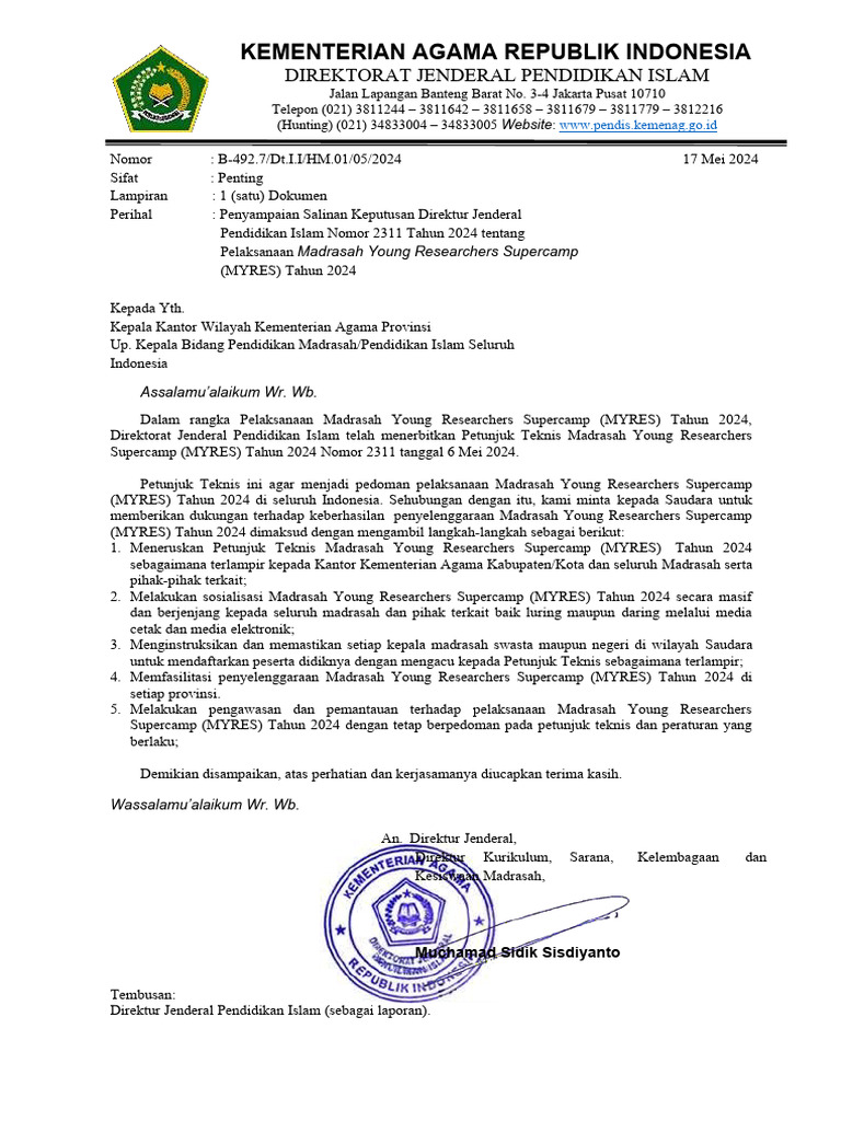 Juknis - MYRES - Tahun - 2024. (AutoRecovered) | PDF