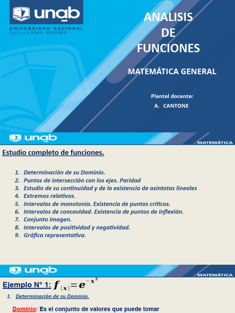 Unab - Analisis de Funciones #1 | PDF | Función continua | Funciones y mapeos