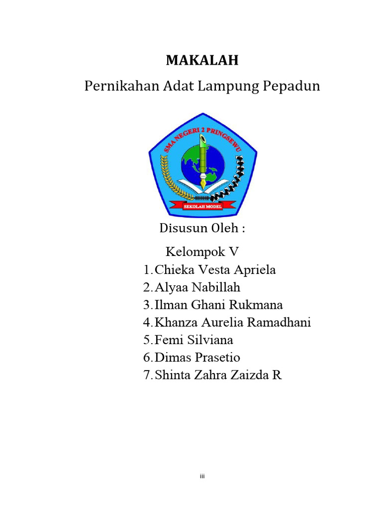 Pernikahan Adat Lampung Pepadun | PDF