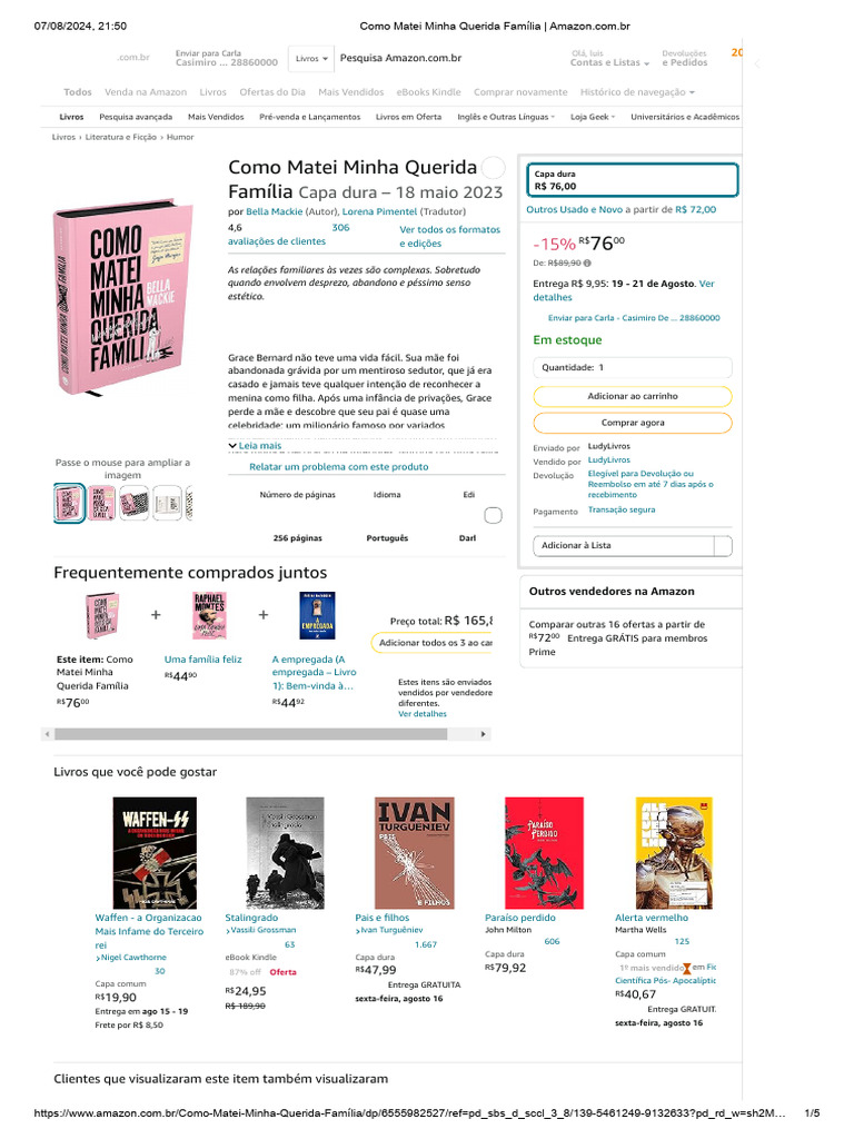 Como Matei Minha Querida Família | PDF | Visa Inc.