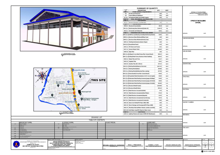 2 Perspective - Summary - Vicinity Map | PDF | Building Engineering
