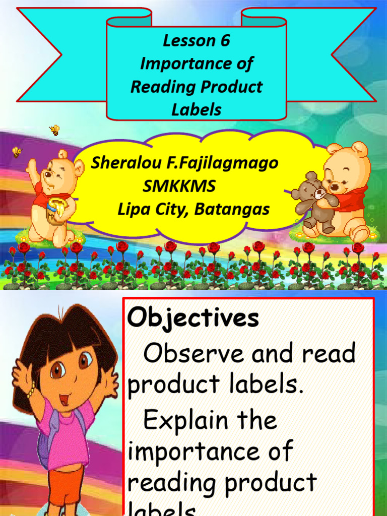 Importance of Reading Product Labels | PDF