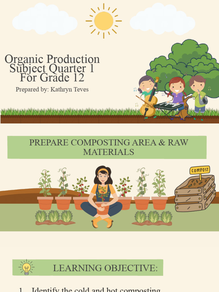 Prepare Composting Area Raw Materials | PDF | Compost | Horticulture