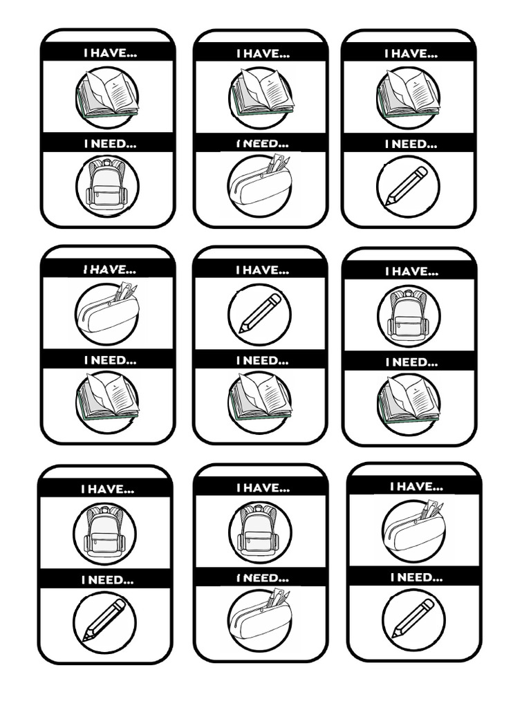 I Have... I Need | PDF