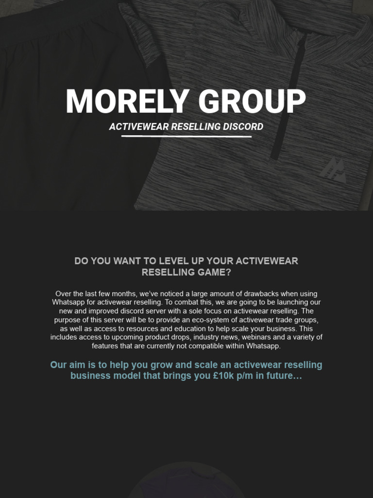 Activewear Reselling Discord | PDF | Brand | Business
