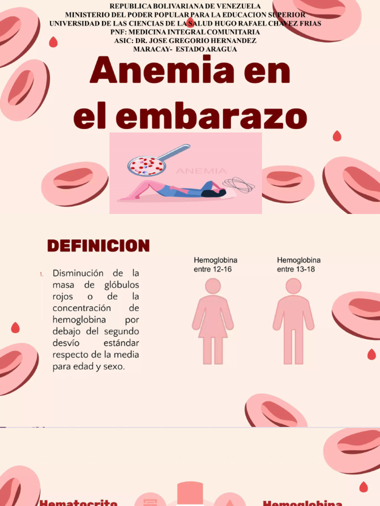 Anemia en El Embarazo | PDF | Hipertensión | Presión sanguínea