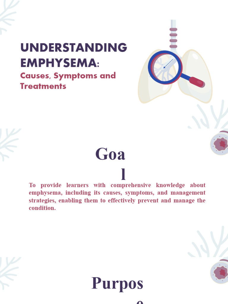 Emphysema: Causes, Symptoms, Treatments | PDF | Chronic Obstructive ...