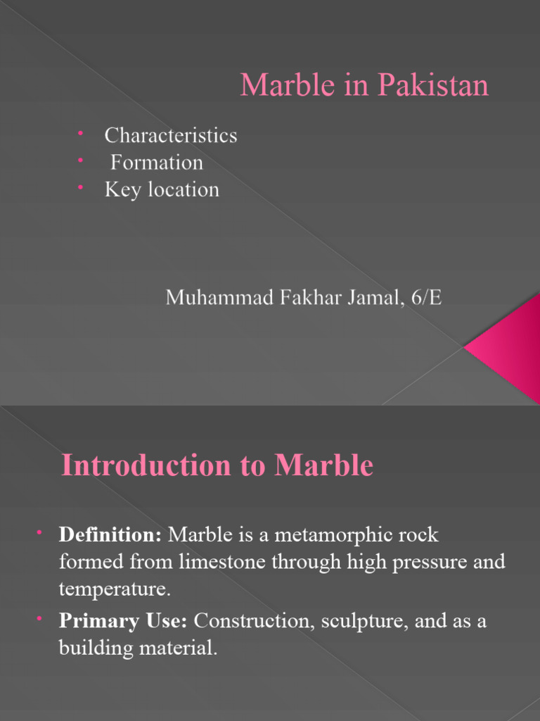 Marble in Pakistan | PDF | Marble | Pakistan