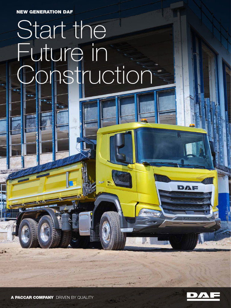 New-Generation-DAF-Start-The-Future-in-Construction-XD-EN | PDF | Truck ...