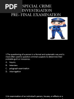 HOSA Forensic Science Practice Test | PDF | Crime Scene | Forensic Science