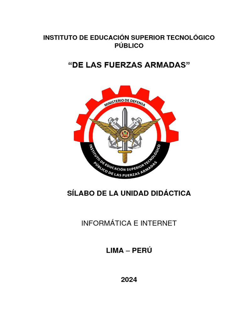 Silabo - Informatica e Internet | PDF | Archivo de computadora | Internet