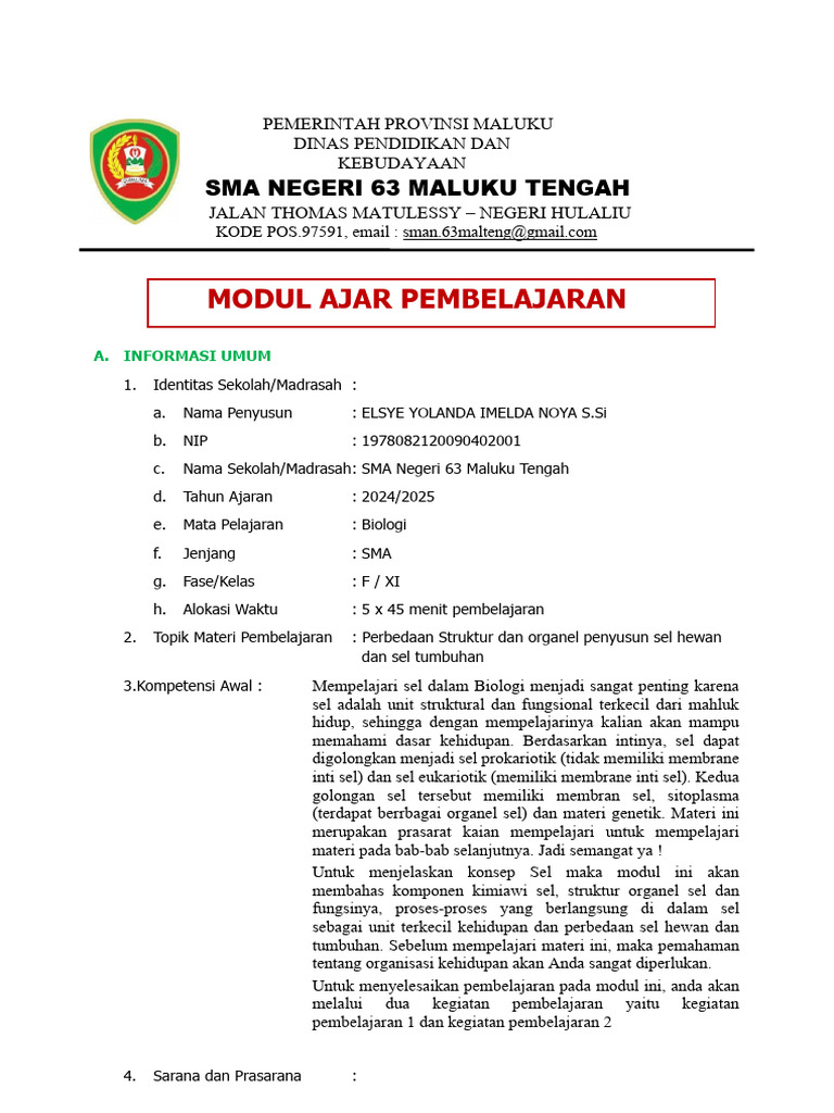 Modul Ajar SEL Kelas XI Pertemuan 2 | PDF