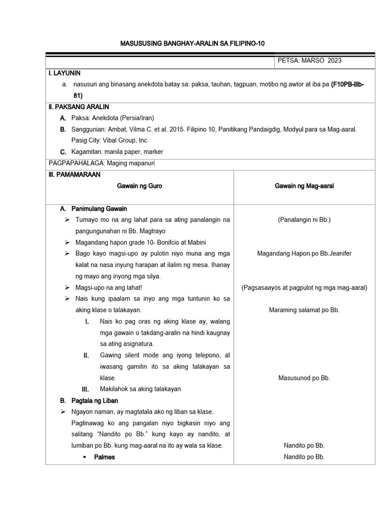 Anekdota Cabusog | PDF