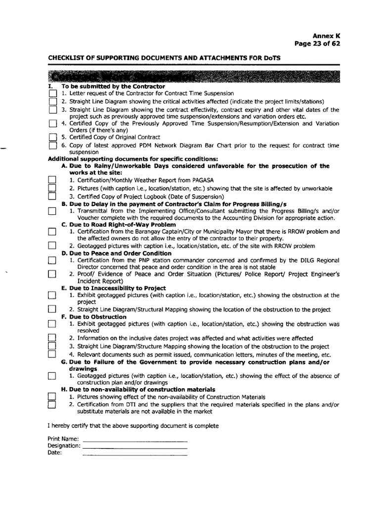 DPWH Contract Work Suspension | PDF