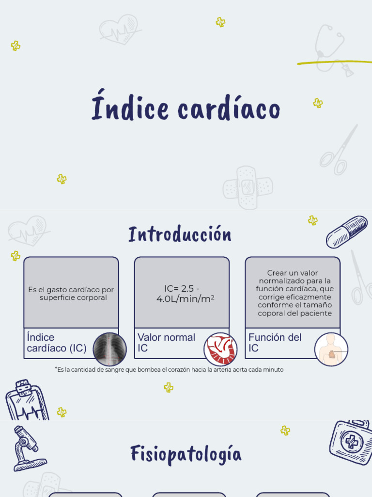 Índice Cardiaco | PDF | Corazón | Vena